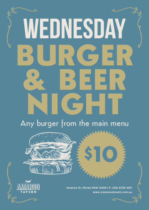 BISTRO MENU - The Amaroo Tavern | Moree